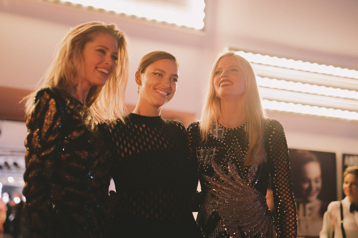 Eva Longoria and her supermodel friends attend the L'Oréal Paris Cinema ...