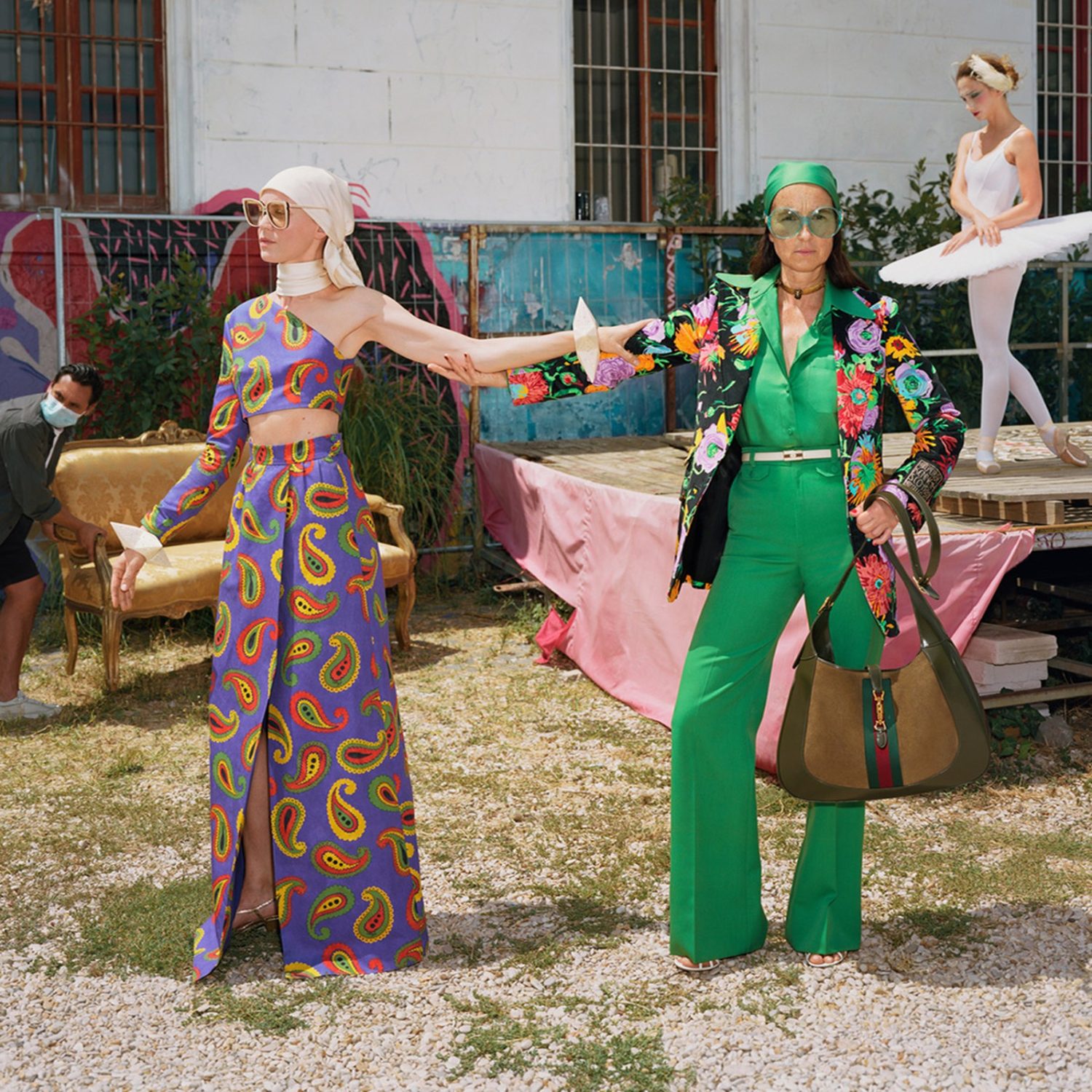 Alessandro Michele X GUCCI : in house modeling at gucci